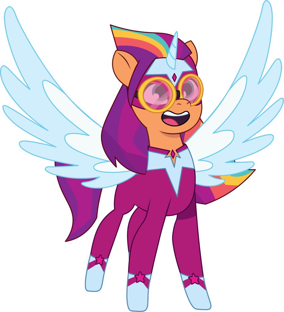 #3231909 - safe, alternate version, artist:prixy05, sunny starscout, alicorn, earth pony, pony ...