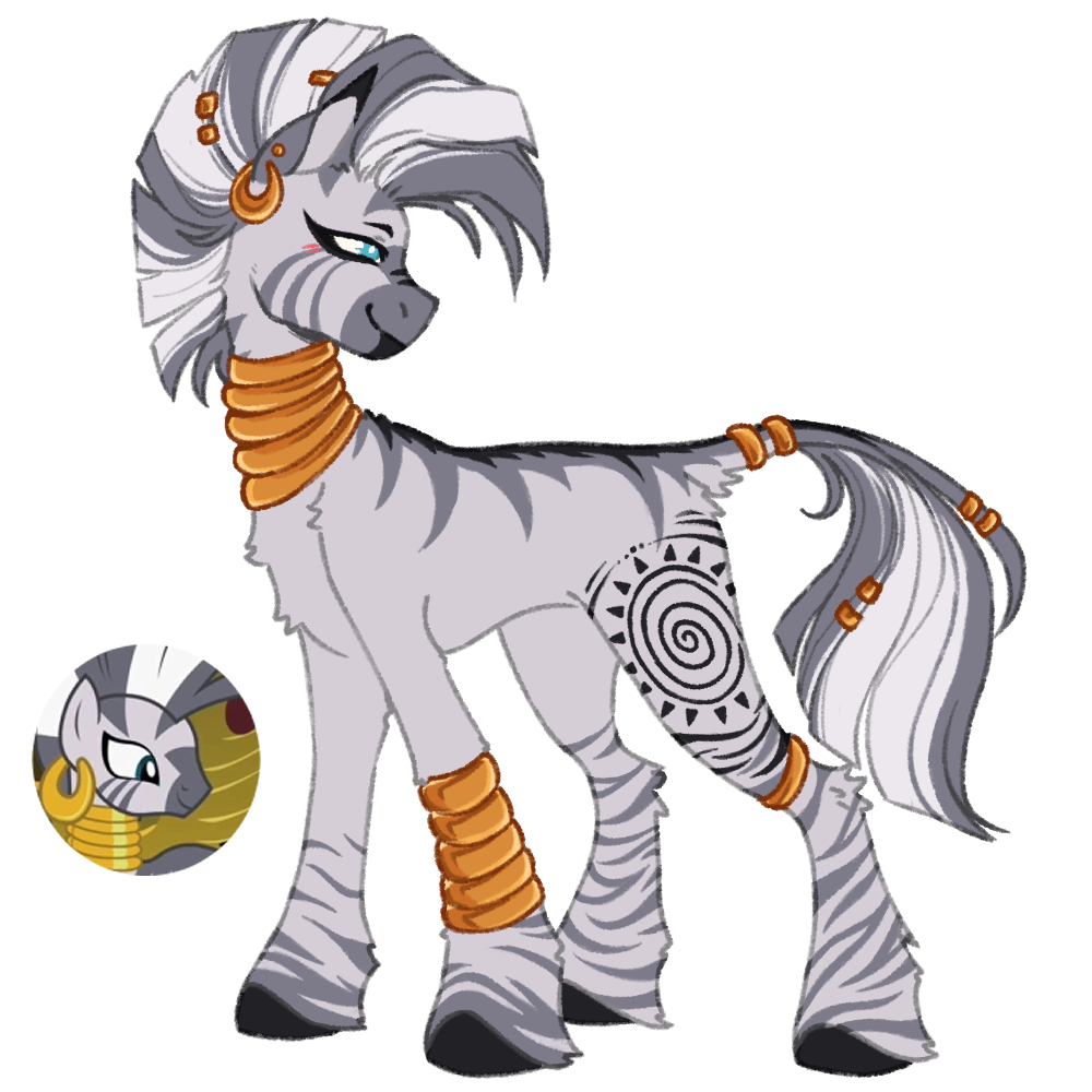 #3244685 - safe, artist:kazmuun, zecora, zebra, series:kazmuun's ...
