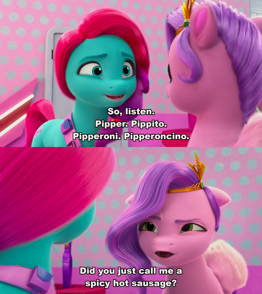 #3245138 - safe, edit, edited screencap, screencap, jazz hooves, pipp ...