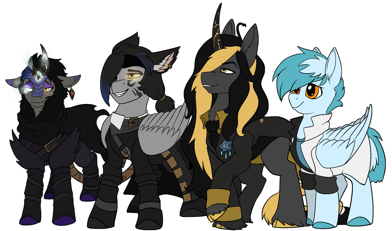 #3245525 - safe, artist:brainiac, oc, oc only, oc:concorde, oc:heccin pepperino, oc:knick knack ...