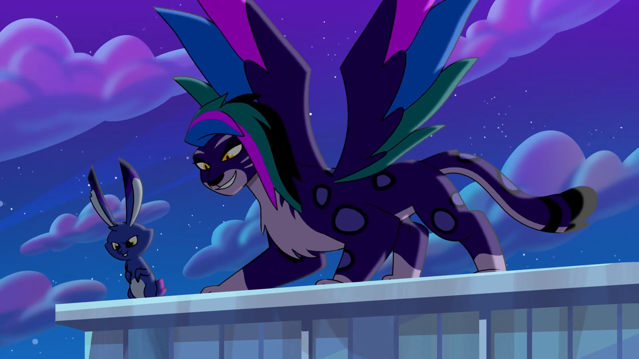 #3246591 - safe, screencap, allura, twitch, aq bars, big cat, leopard ...