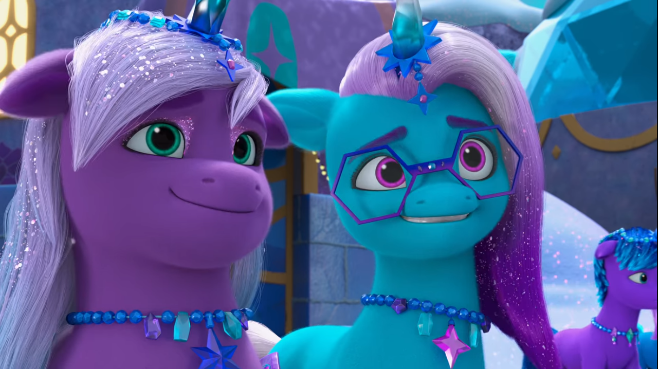 #3247108 - safe, screencap, comet (g5), violet frost, auroricorn, pony ...