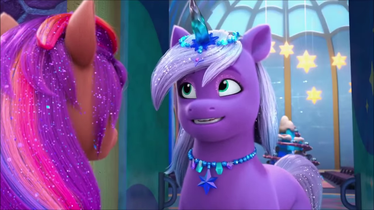 #3247389 - safe, screencap, hitch trailblazer, pipp petals, sunny starscout, violet frost, zipp ...