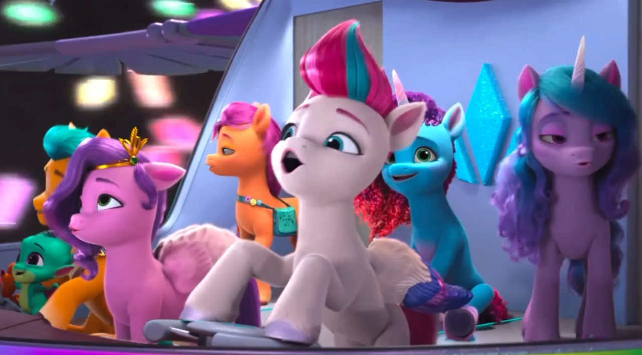 #3248492 - safe, screencap, hitch trailblazer, izzy moonbow, misty ...