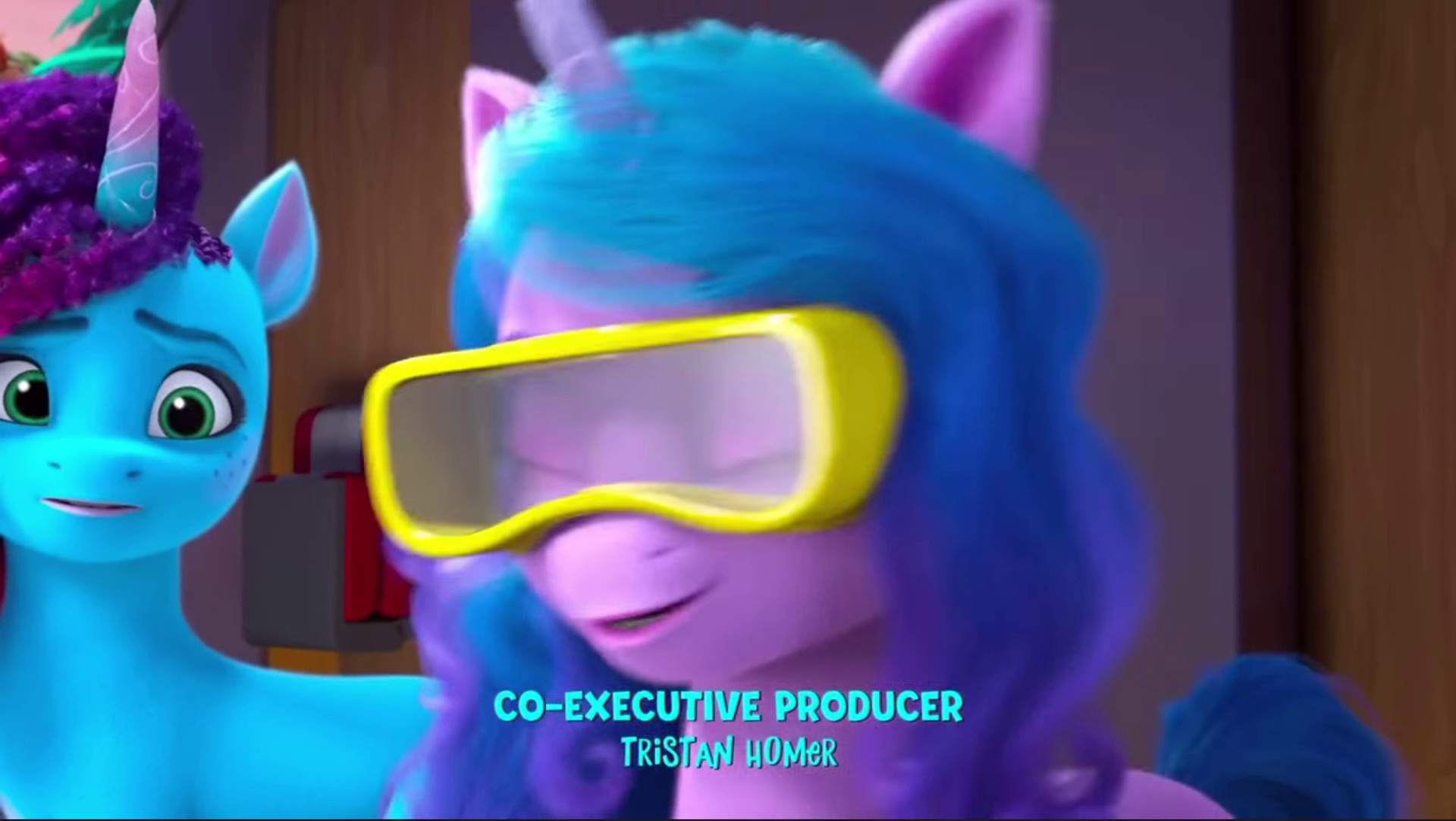 #3248626 - safe, screencap, hitch trailblazer, izzy moonbow, misty brightdawn, pipp petals ...