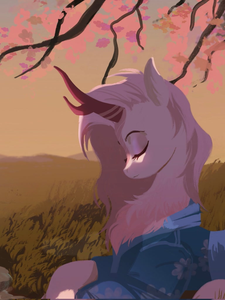 #3249235 - safe, artist:hichieca, oc, oc only, kirin, kirin oc, solo - Derpibooru