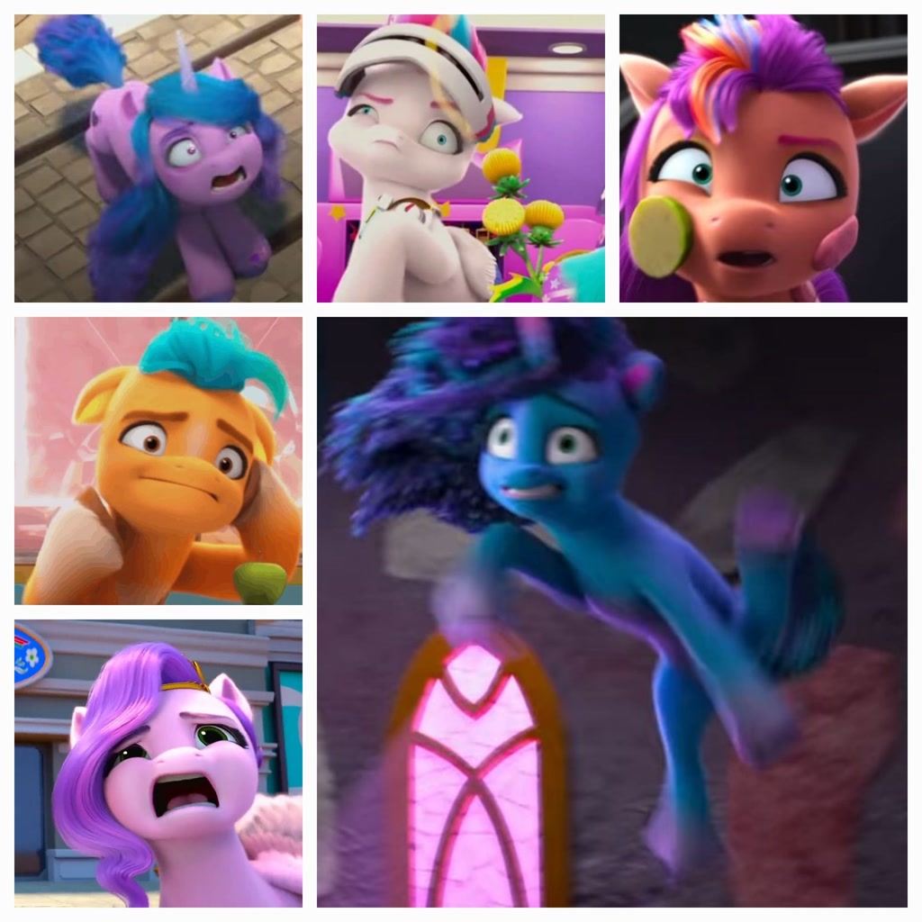 #3249833 - safe, edit, edited screencap, screencap, hitch trailblazer, izzy moonbow, misty ...