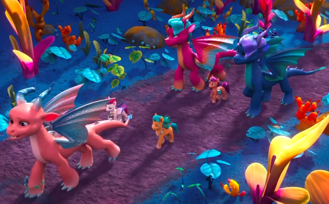 #3250240 - safe, screencap, blaize skysong, fountain (g5), hitch trailblazer, sparky sparkeroni ...