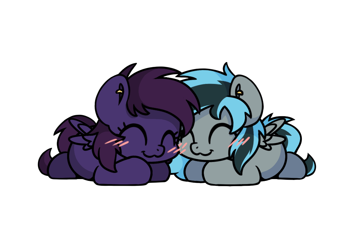 #3250753 - safe, artist:sugar morning, oc, oc only, oc:luny, oc:pestyskillengton, pegasus, pony ...