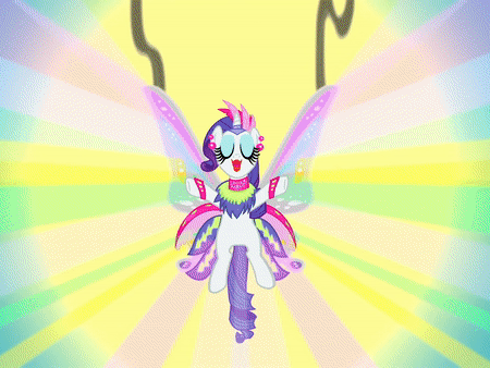 Regenboog Dash Sonic Rainboom Gif