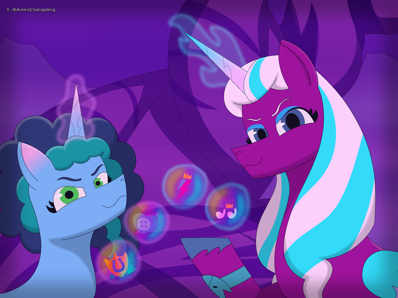 #3251029 - safe, artist:alejandrogmj, misty brightdawn, opaline arcana ...