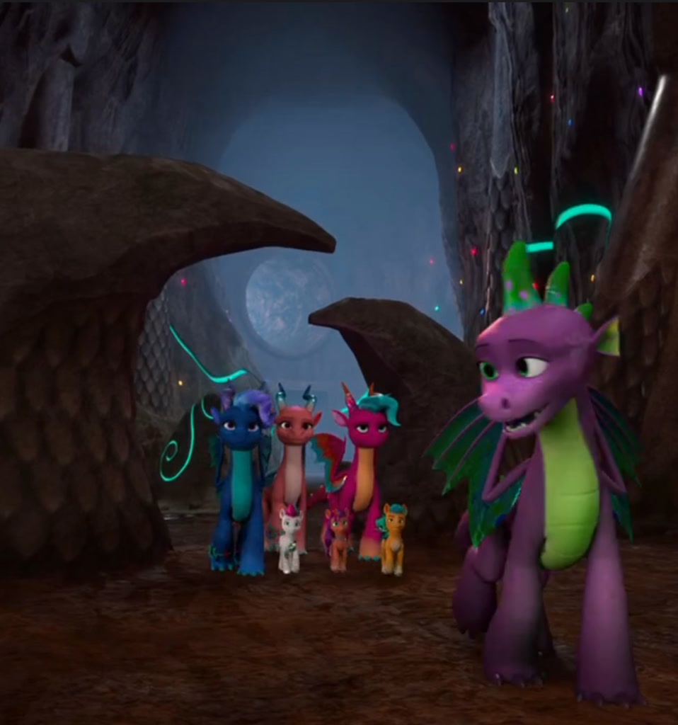 #3251041 - safe, screencap, blaize skysong, fountain (g5), hitch trailblazer, sparky sparkeroni ...