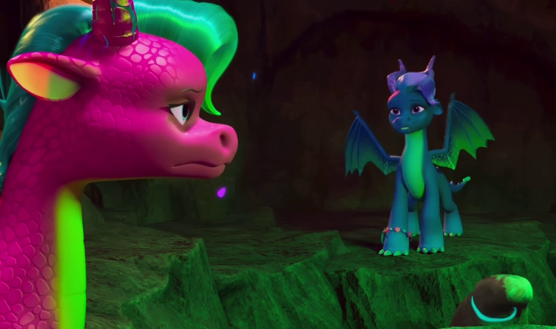 #3251128 - safe, screencap, blaize skysong, fountain (g5), dragon, g5, my little pony: make your ...