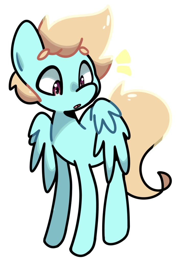 #3251151 - safe, artist:kindakismet, oc, oc only, oc:cloud gazer, pegasus, pony, pegasus oc ...