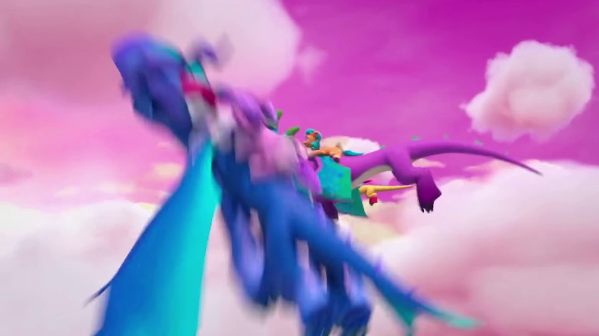 #3251487 - safe, screencap, blaize skysong, fountain (g5), hitch trailblazer, izzy moonbow ...