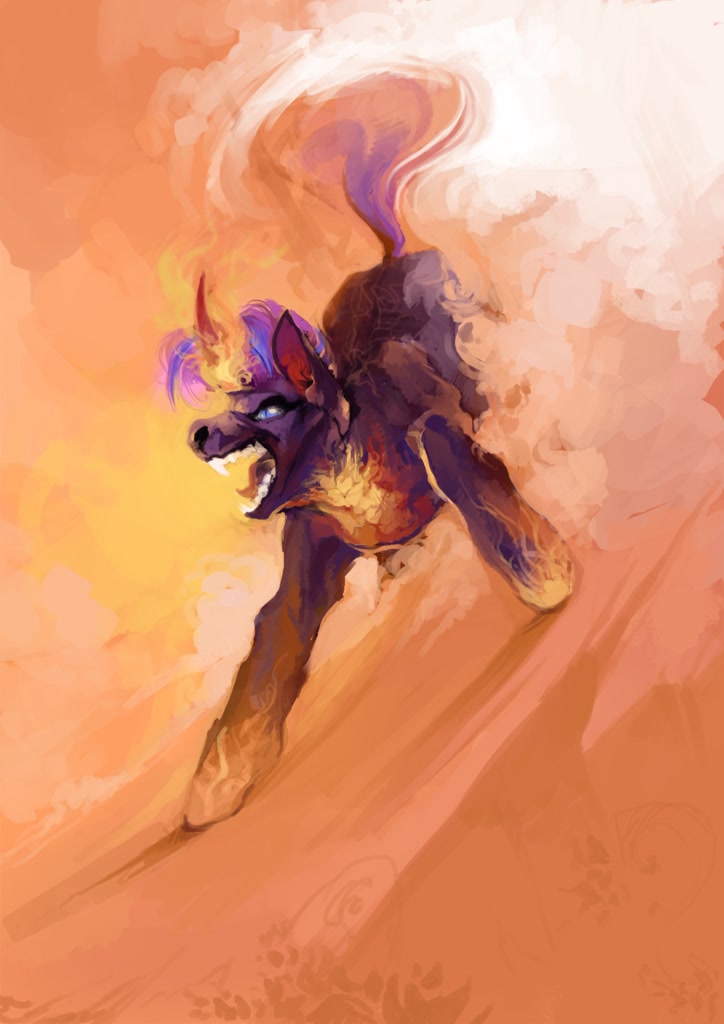 #3233320 - safe, artist:kaikamoi, oc, oc only, pony, unicorn, curved ...