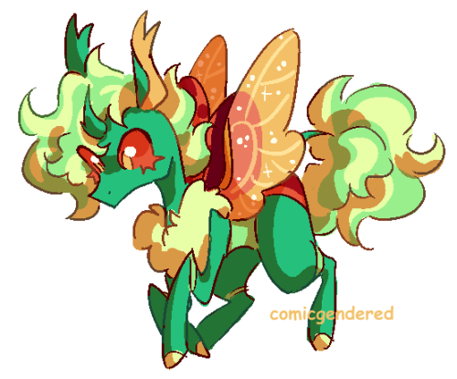 #3233643 - safe, artist:kenny, oc, oc only, changedling, changeling, pony, changedling oc ...
