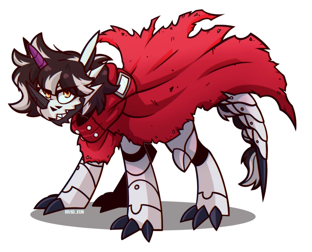 #3234600 - safe, artist:lrusu, oc, oc only, pony, cape, clothes ...