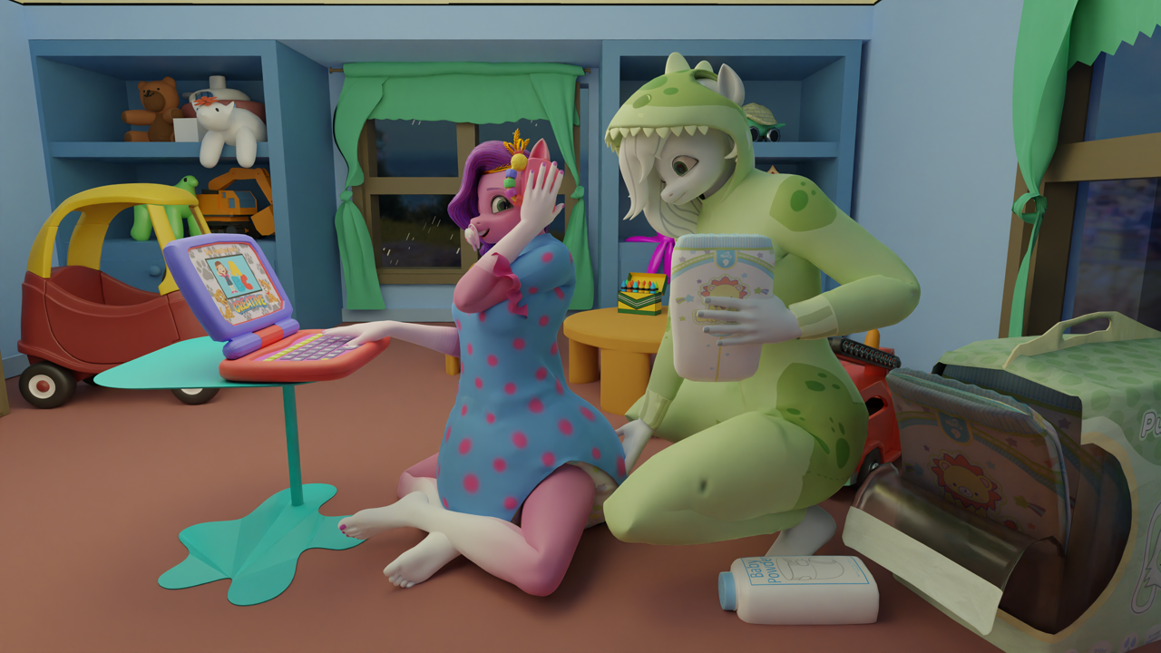 #3236387 - suggestive, artist:northern haste, pipp petals, oc, oc ...