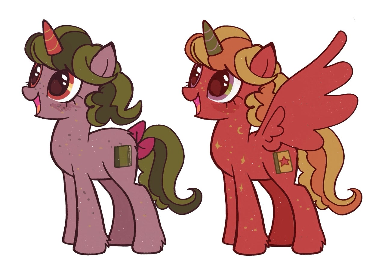 #3236578 - safe, artist:clarissasbakery, alicorn, pony, unicorn ...