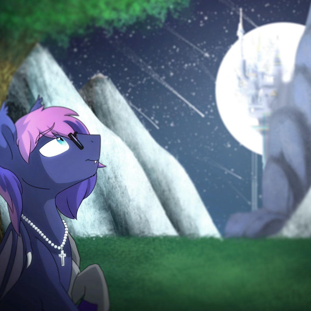 #3236647 - dead source, safe, artist:chub-wub, oc, oc only, oc:bitmaker, bat pony, pony, vylet ...