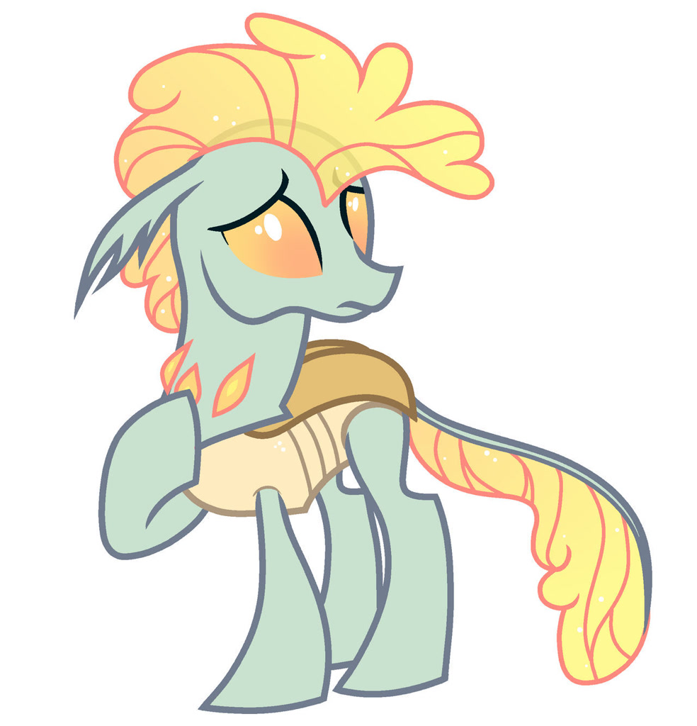 #3236987 - safe, artist:vi45, changedling, changeling, simple background, solo, white background ...