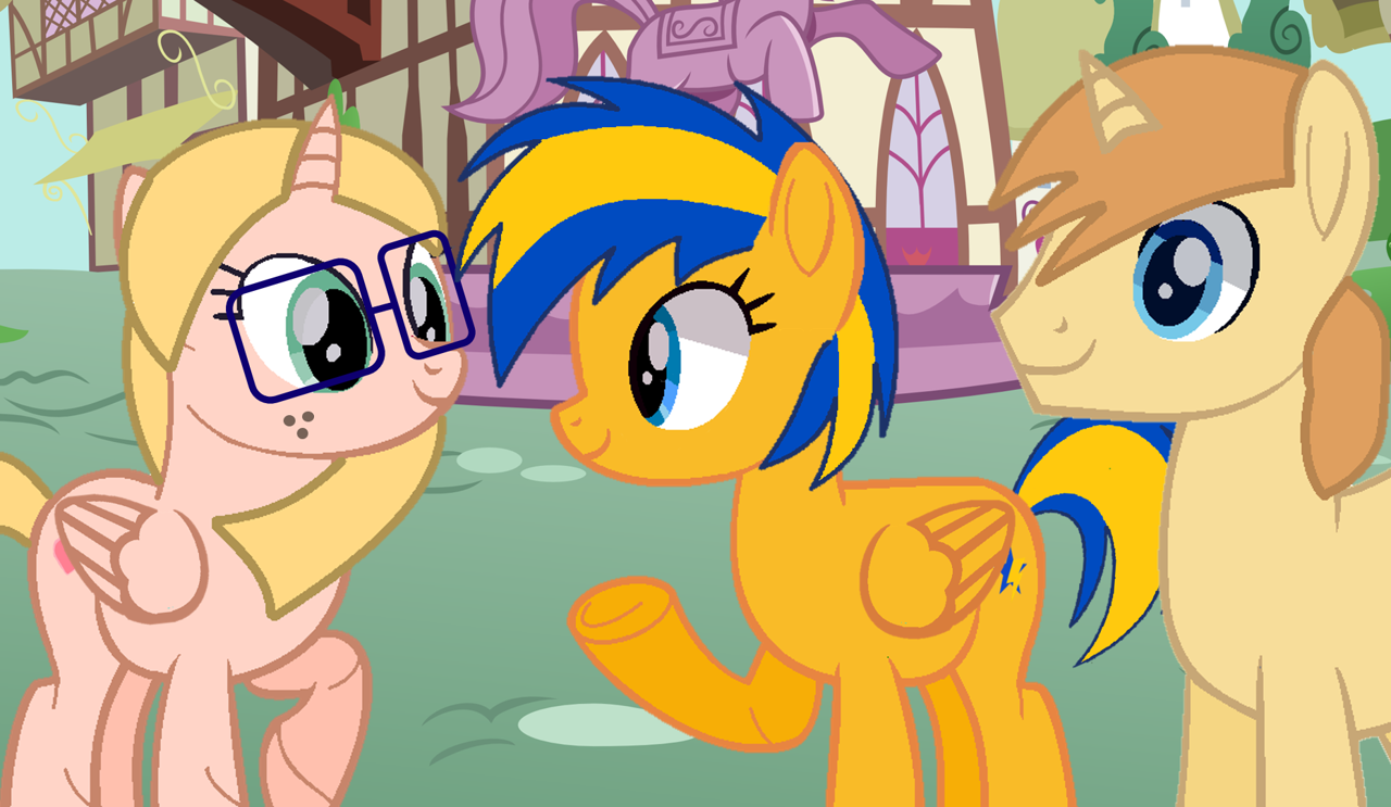 #3251597 - safe, artist:ncolque, oc, oc only, oc:allie, oc:fidget, oc ...