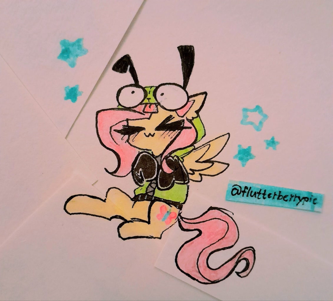 #3251740 - safe, artist:flutterberrypie, fluttershy, pegasus, pony ...