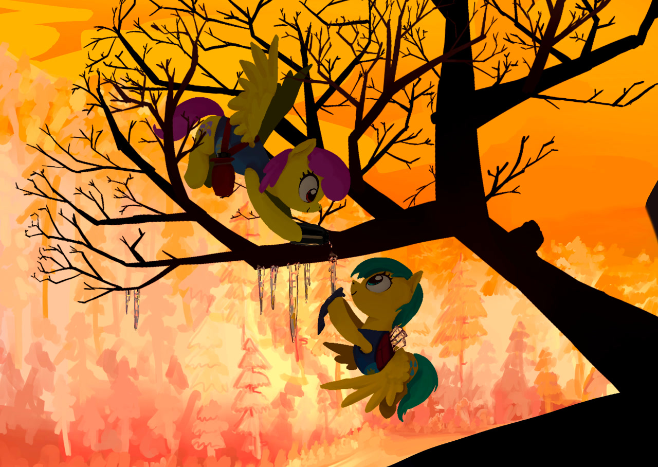 #3258063 - safe, artist:mandumustbasukanemen, parasol, sunshower ...