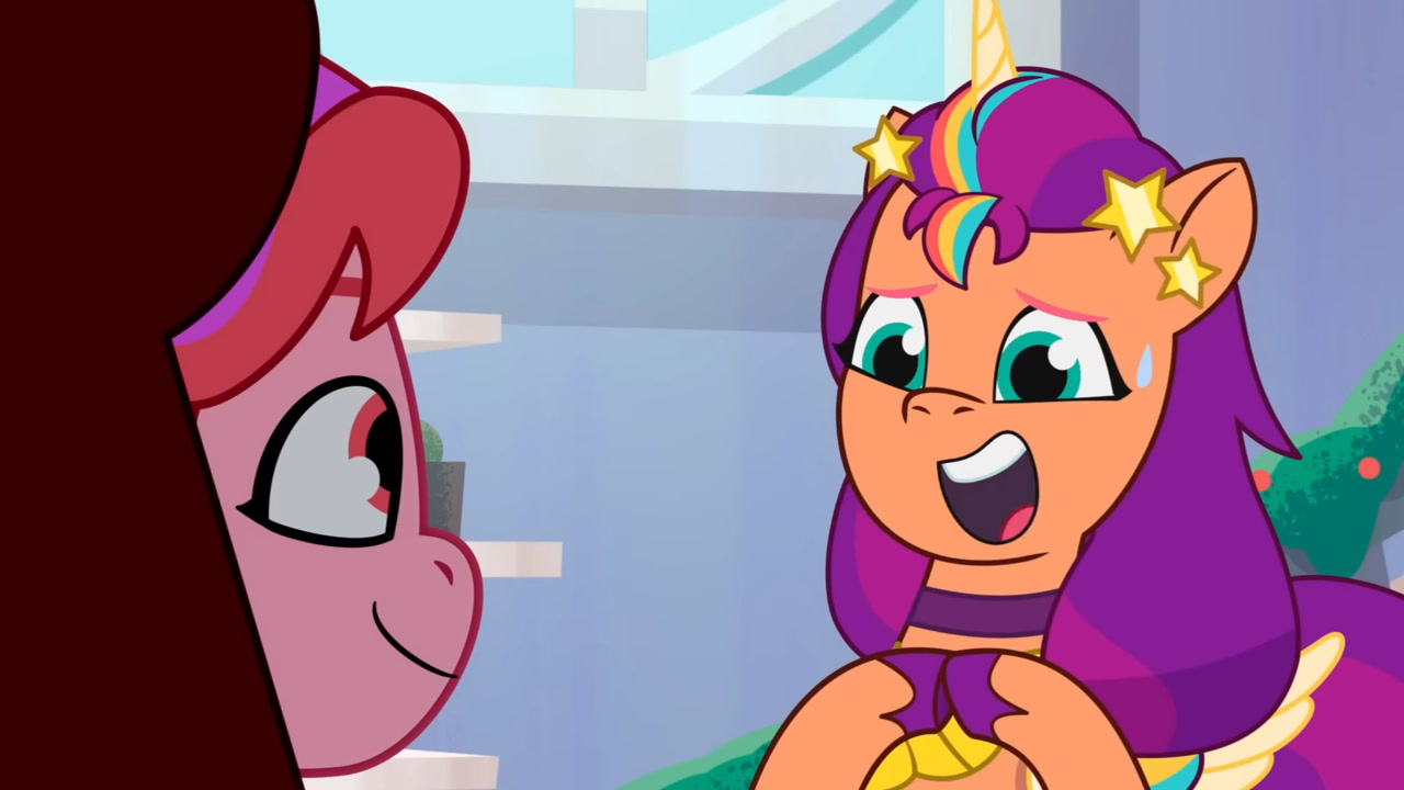 #3258086 - safe, screencap, sunny starscout, windy (g5), alicorn, pegasus, pony, equestria's got ...