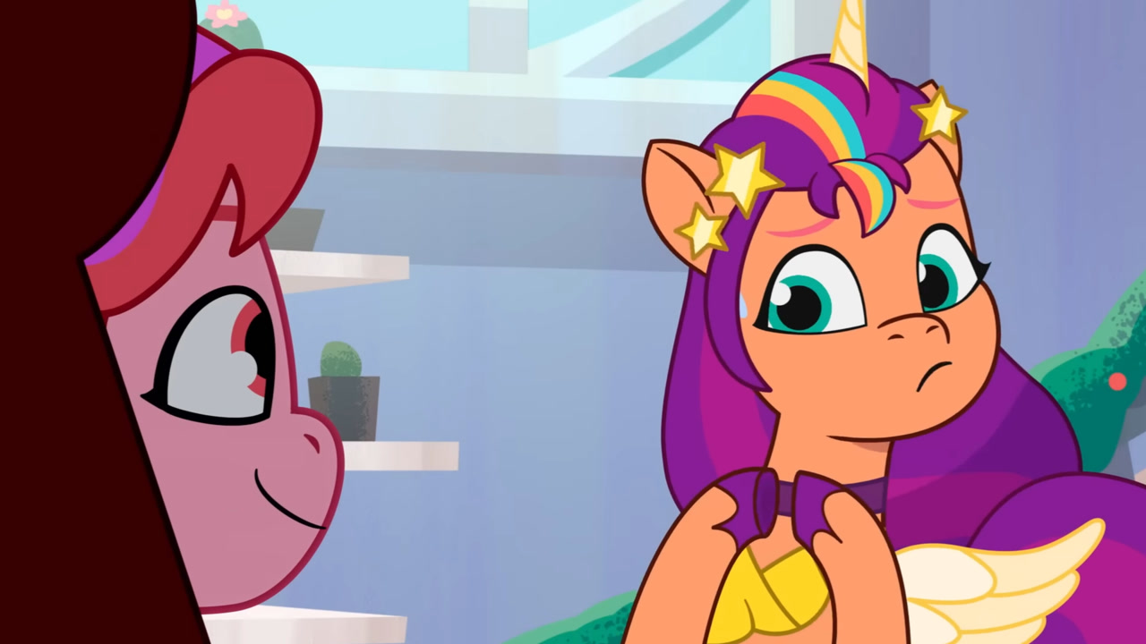 #3258090 - safe, screencap, sunny starscout, windy, alicorn, pegasus, pony, equestria's got ...