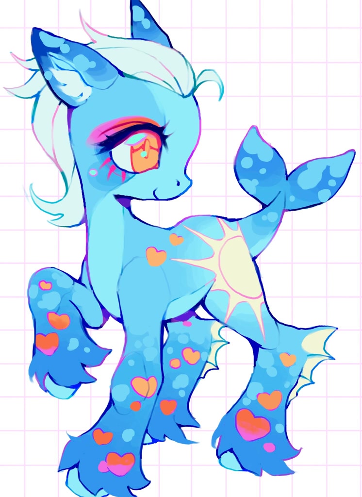 #3258156 - safe, artist:p0nyplanet, oc, oc only, merpony, pony ...