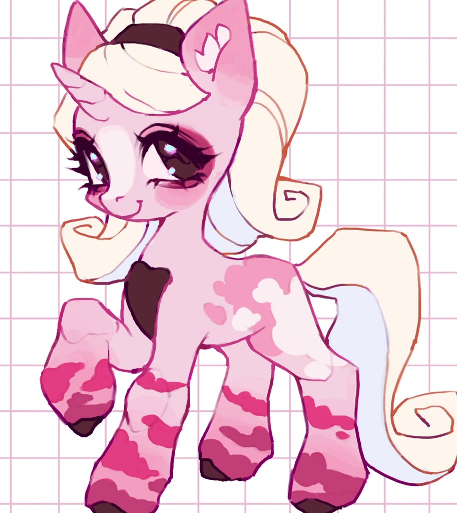 #3258161 - safe, artist:p0nyplanet, oc, oc only, unnamed oc, pony, unicorn, abstract background ...