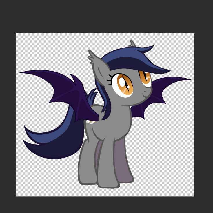 #3258733 - safe, oc, oc only, oc:echo, bat pony, animated, bat pony oc ...