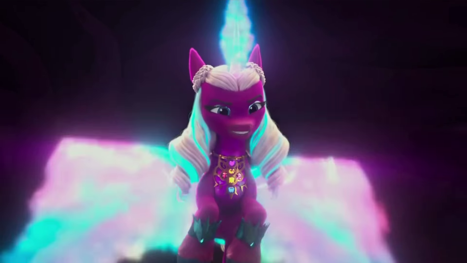 #3259224 - safe, screencap, opaline arcana, sparky sparkeroni, spike, sunny starscout, alicorn ...