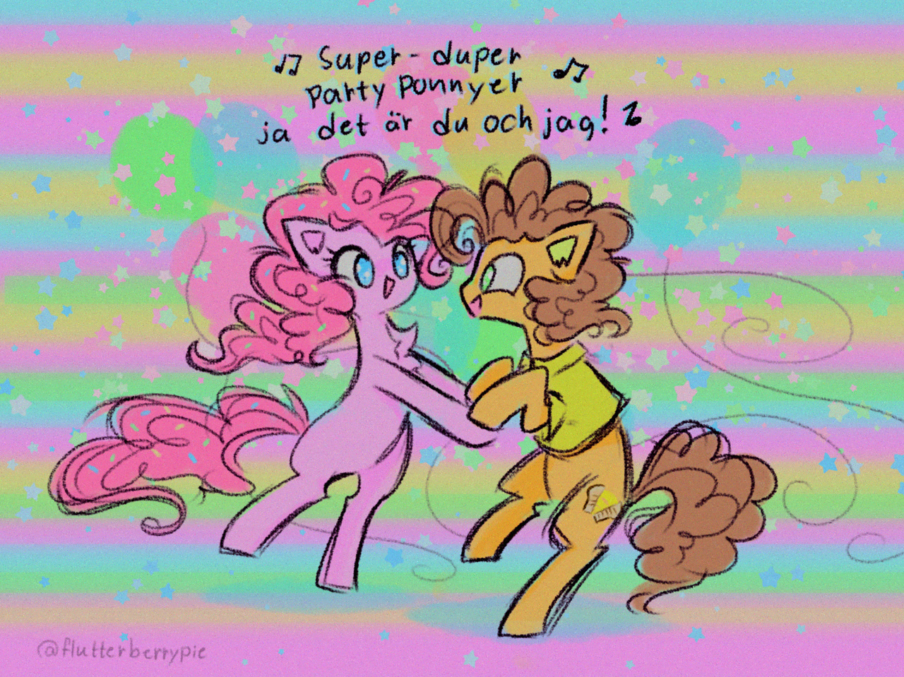 #3259287 - safe, artist:flutterberrypie, cheese sandwich, pinkie pie ...