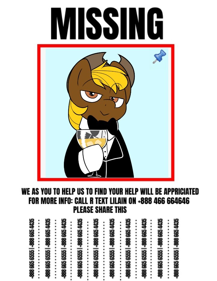 #3259581 - safe, oc, oc only, oc:acres, pony, missing, poster, solo ...