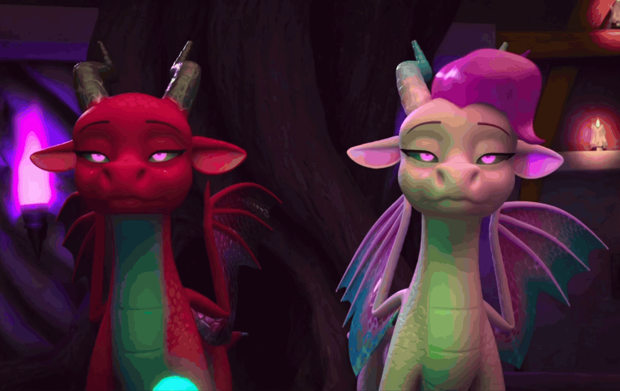 #3259636 - safe, screencap, jade (g5), lava (g5), dragon, g5, my little ...