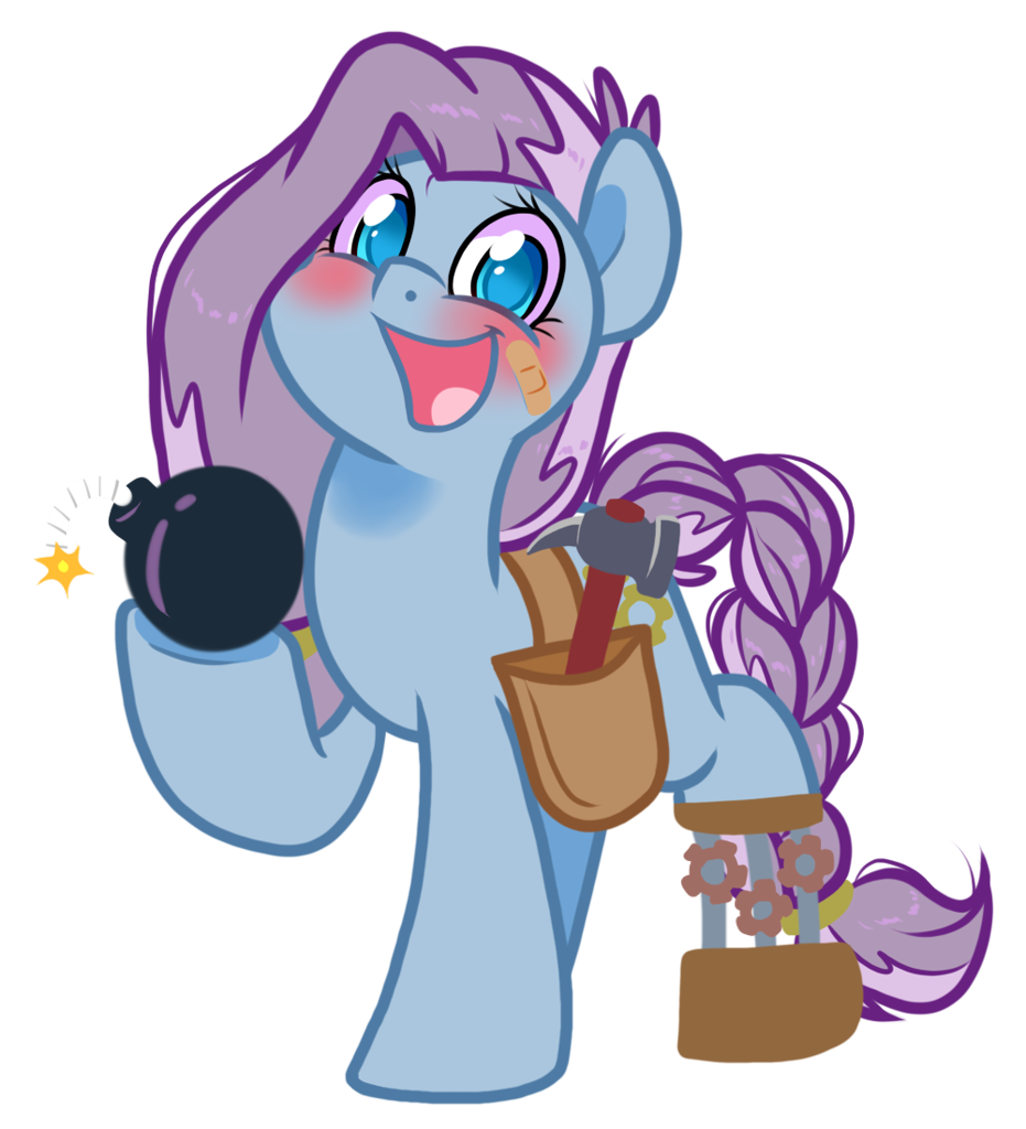 #3260105 - safe, artist:paperbagpony, oc, oc only, oc:glitterbomb ...