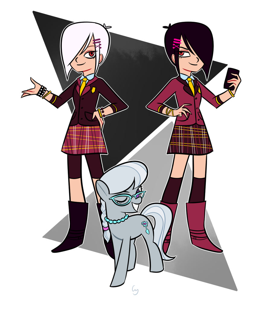 #3262046 - safe, artist:mythridate, silver spoon, earth pony, human ...