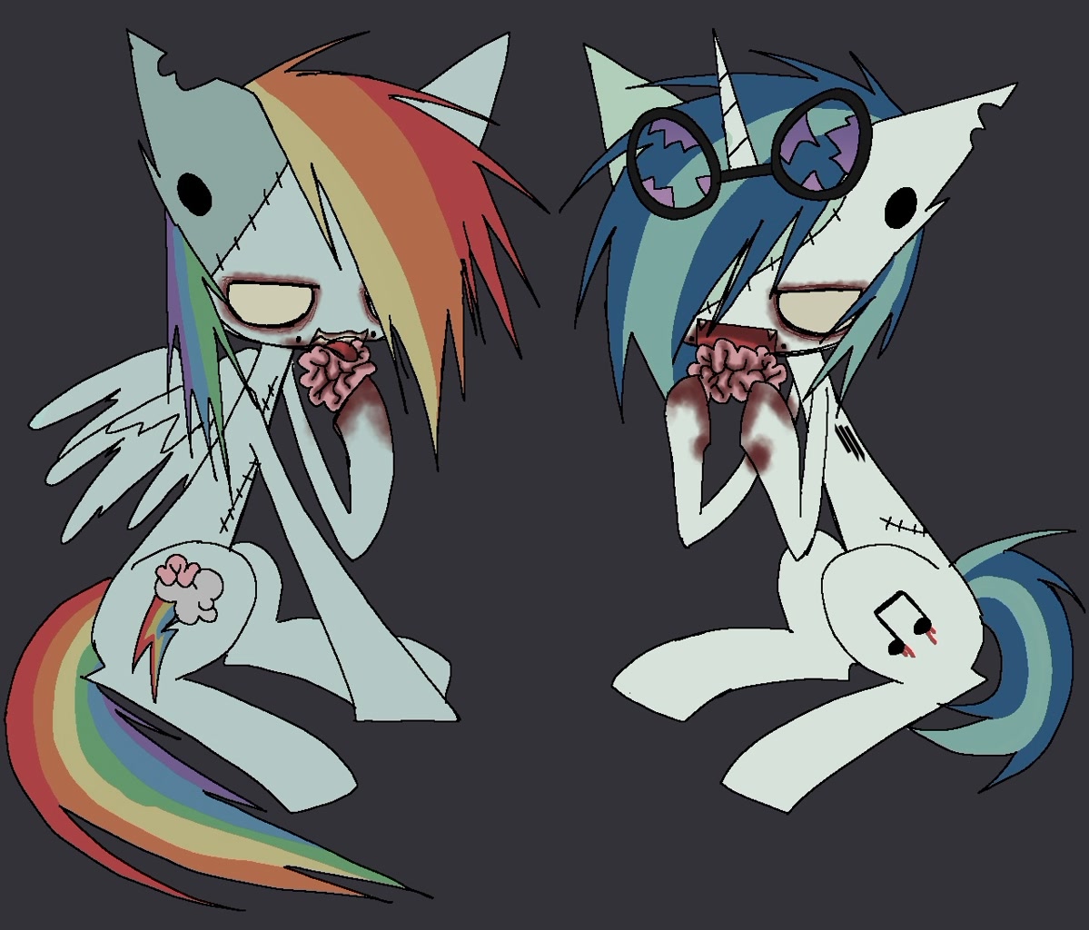 #3262416 - grimdark, grotesque, alternate version, artist:burnedmuffinz ...