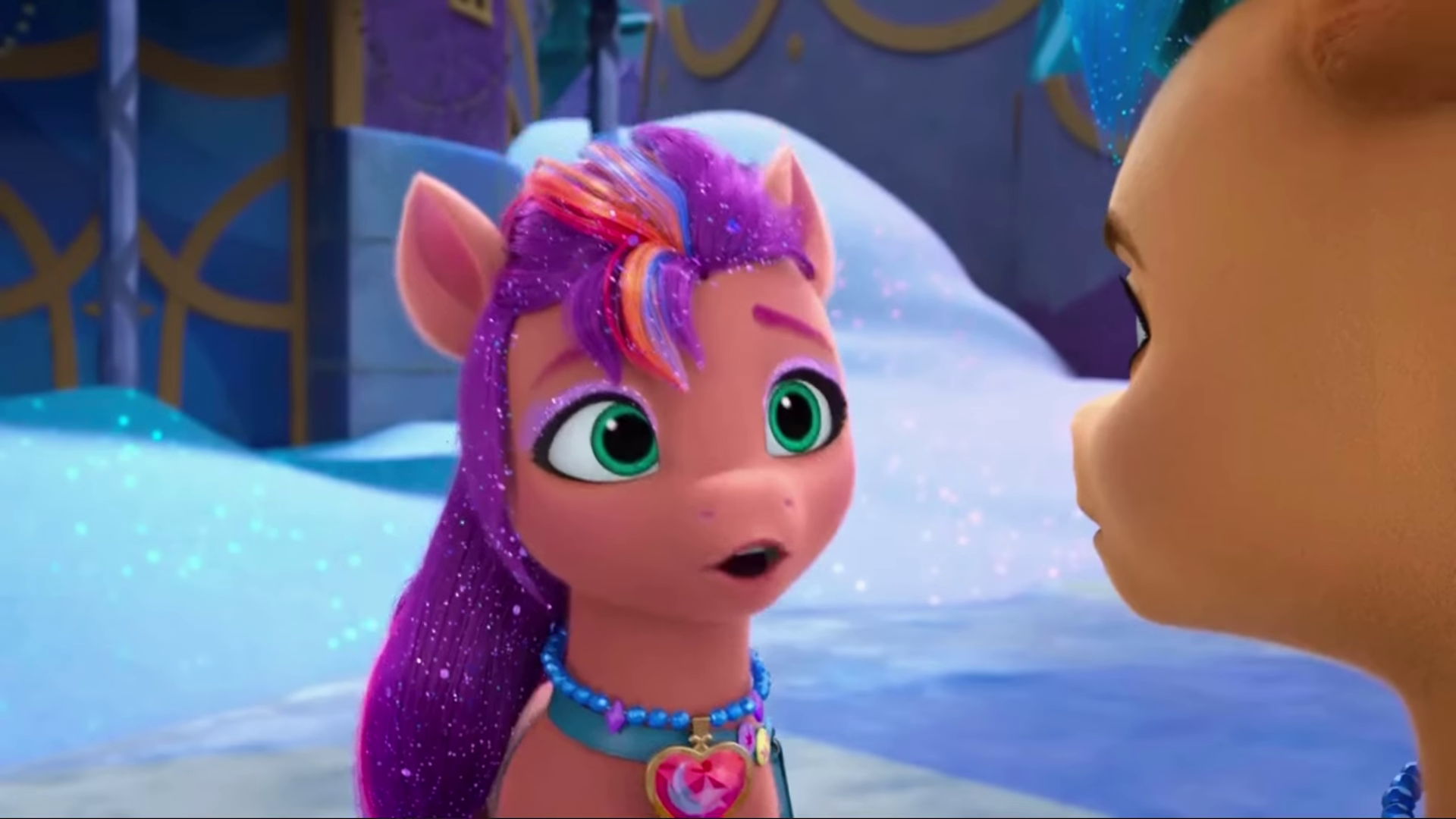 #3263036 - safe, screencap, comet (g5), hitch trailblazer, izzy moonbow, misty brightdawn, pipp ...