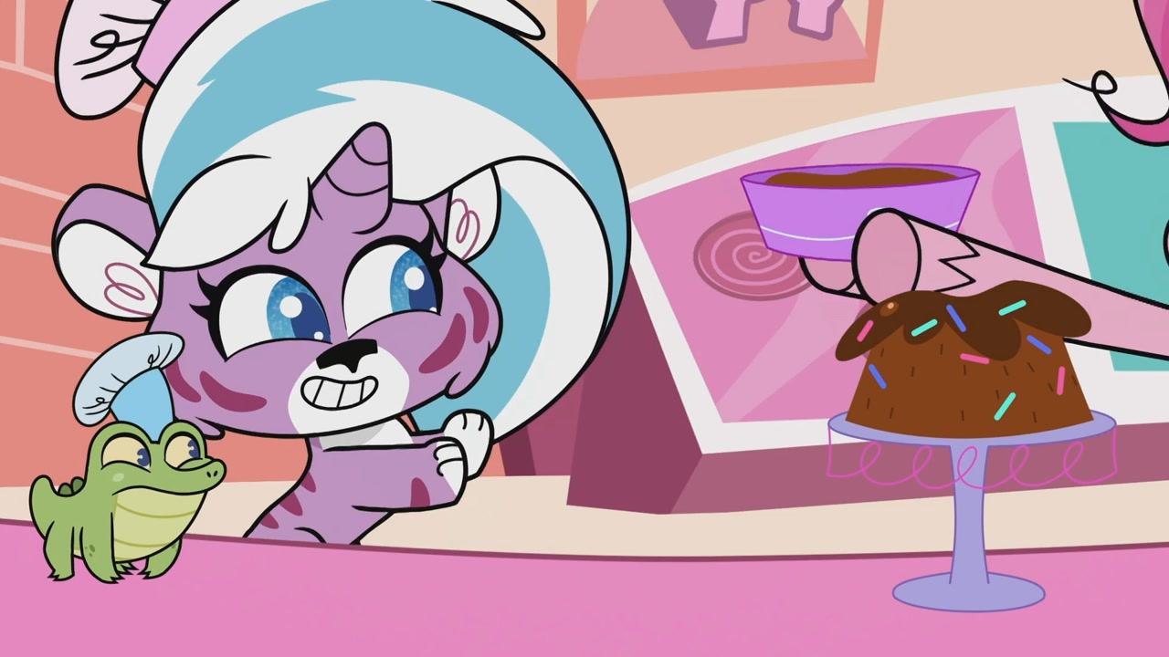 #3263454 - safe, screencap, gummy, lightning chill, pinkie pie ...