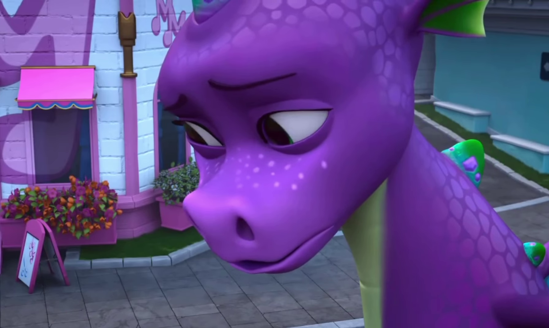 #3252295 - safe, screencap, lily (g5), spike, dragon, earth pony, pony ...