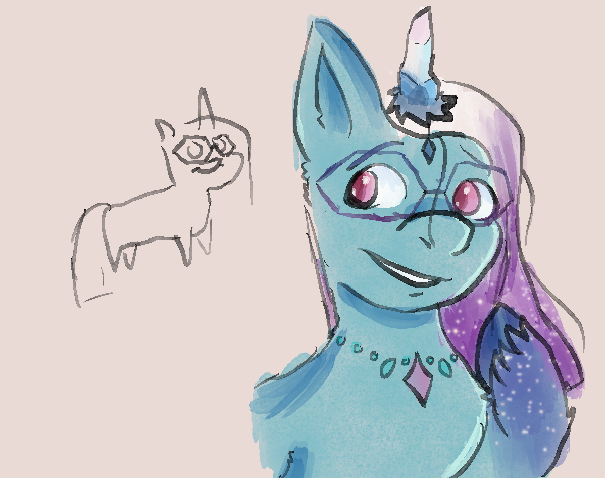 #3264192 - safe, artist:anonymous, comet (g5), oc, auroricorn, pony, g5 ...