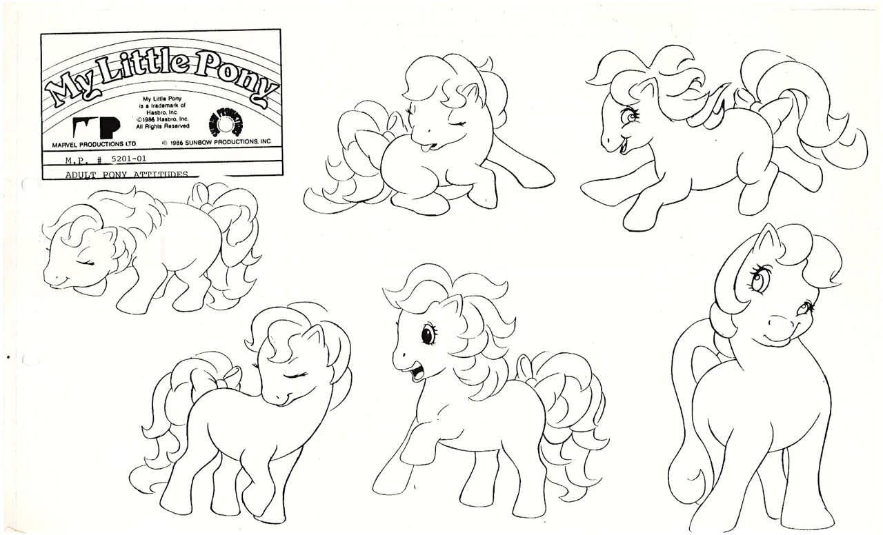 #3264904 - safe, earth pony, pony, g1, official, monochrome, reference ...
