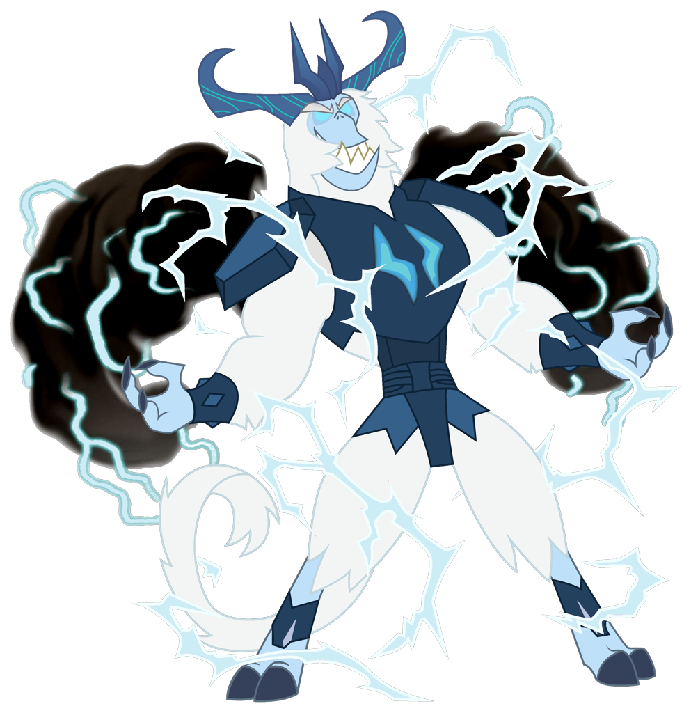 #3265323 - safe, artist:mlgtrap, storm king, g4, my little pony: the ...