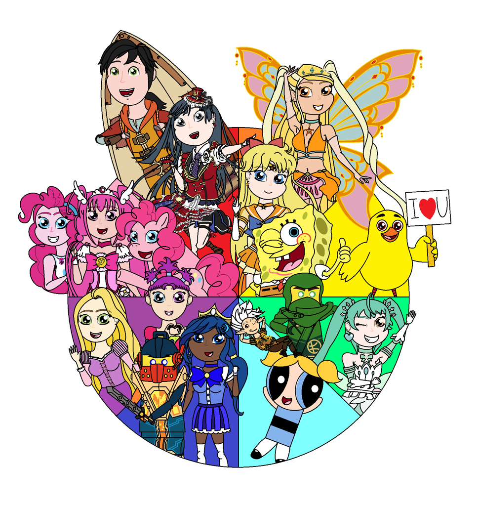 #3266152 - safe, artist:chest-tunes22, pinkie pie, earth pony, human ...