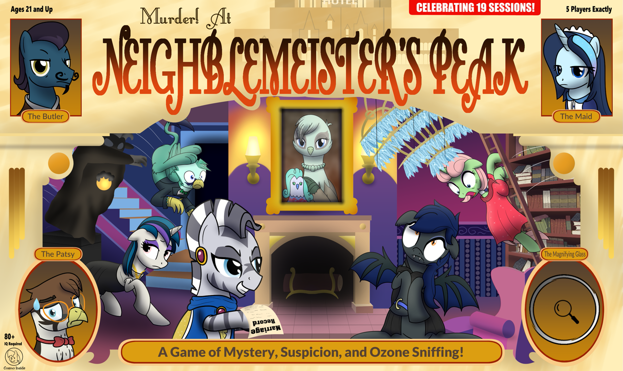 #3266335 - safe, artist:mightyshockwave, oc, oc only, oc:geb, oc:gratis, oc:malady mystique, oc ...