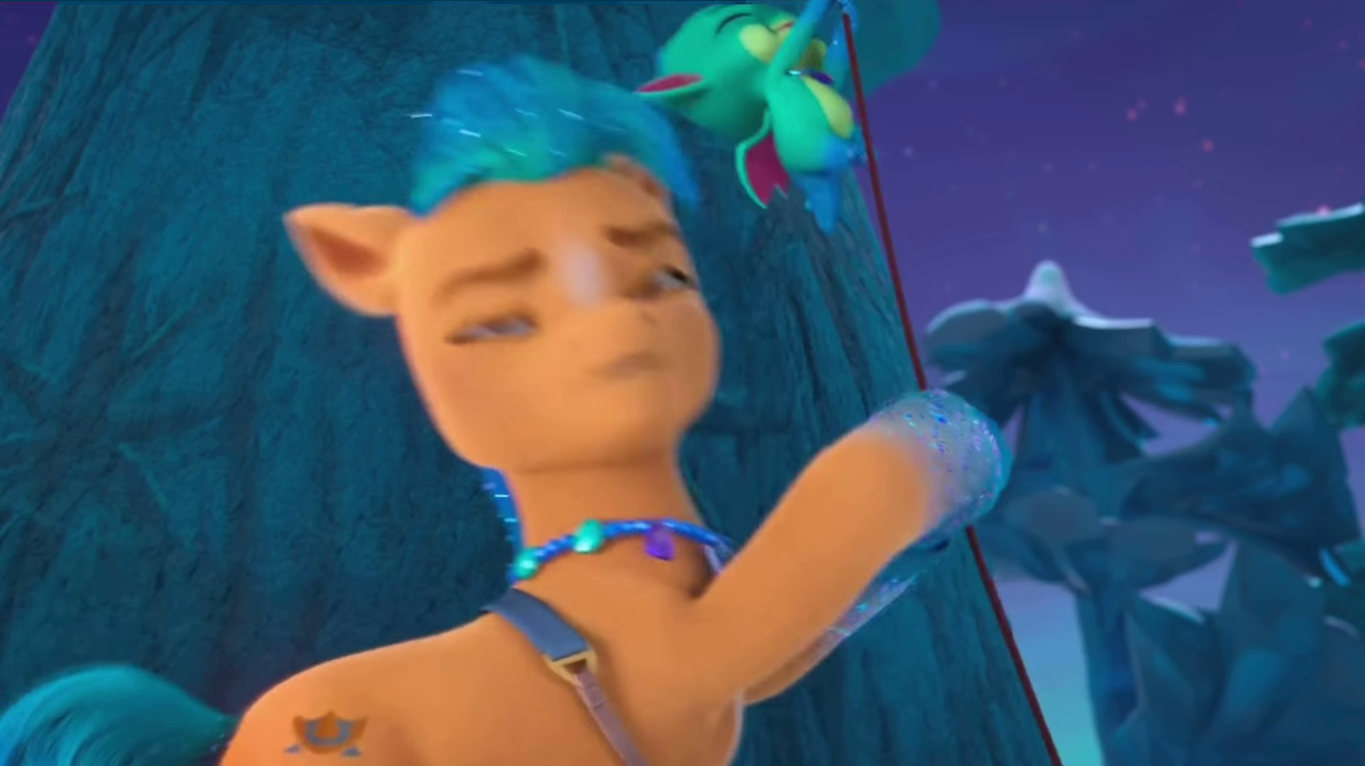 #3266900 - safe, screencap, allura, hitch trailblazer, sparky ...